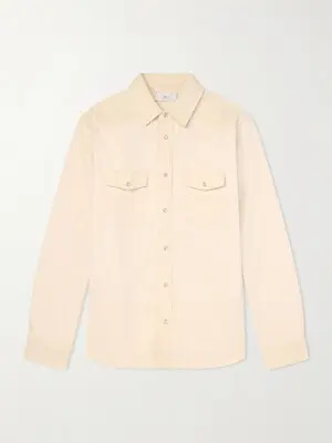 Mr P. Western Denim Shirt - Neutrals