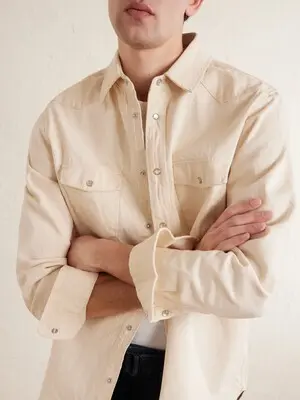 Mr P. Western Denim Shirt - Neutrals