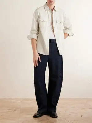 Mr P. Western Denim Shirt - Neutrals