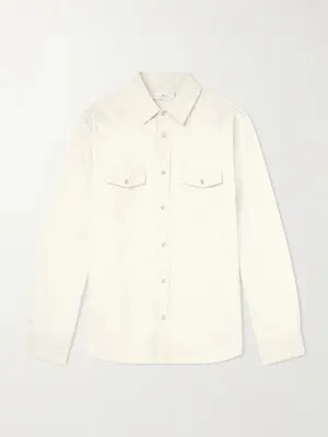 Mr P. Western Denim Shirt - Neutrals