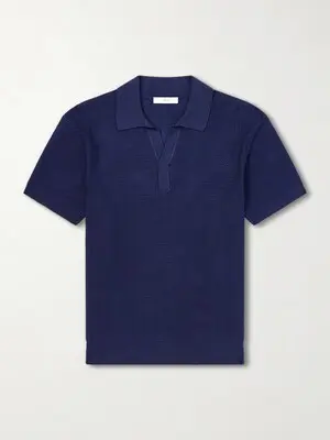 Mr P. Open Collar Polos For Men