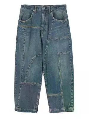 Undercover Patchwork Cotton Trousers