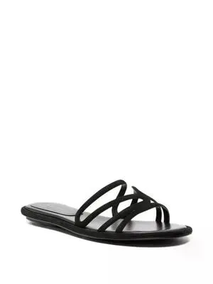SERGIO ROSSI Strappy Flat Sandals