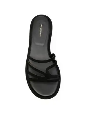 SERGIO ROSSI Strappy Flat Sandals