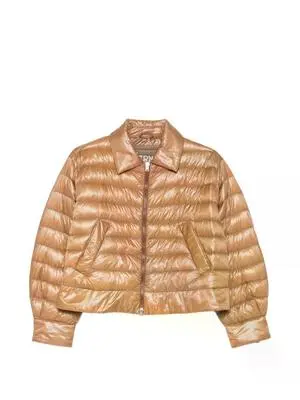 Herno Polo-collar Padded Jacket - Brown