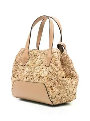 JIMMY CHOO Diamond Floral Tote