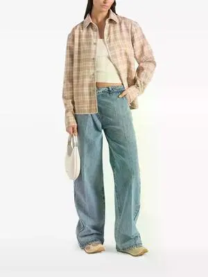 Manière De Voir Checked Whipstitch Shirt
