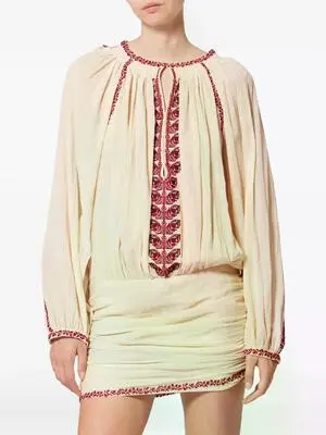 MARANT ETOILE Ludy Pleated Mini Dress