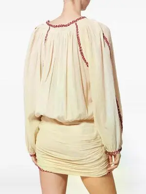 MARANT ETOILE Ludy Pleated Mini Dress