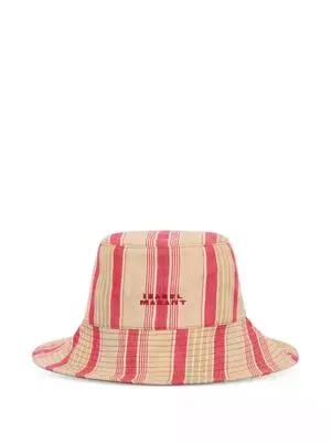 Isabel Marant Étoile Shaelyn Striped Bucket Hat - Red