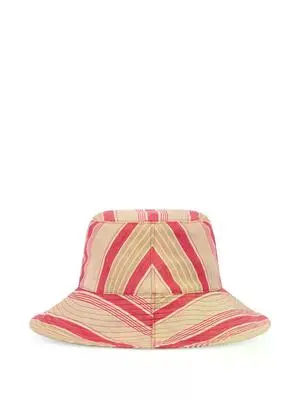 Isabel Marant Étoile Striped Bucket Hat - Red