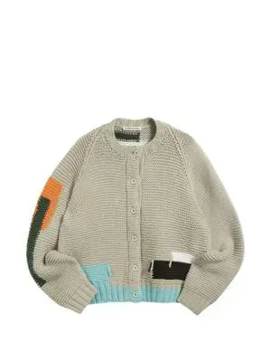 You Must Create Colour-block Cardigan