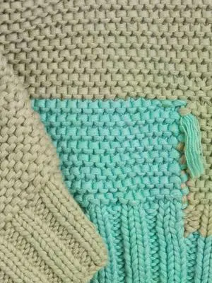 You Must Create Colour-block Cardigan