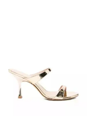 STUART WEITZMAN Nudist Slide Pumps - Gold