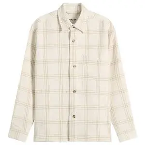 Nn07 Adwin Check Overshirt - Ivory