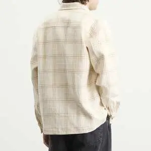 Nn07 Adwin Check Overshirt - Ivory