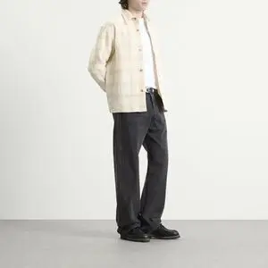 Nn07 Adwin Check Overshirt - Ivory