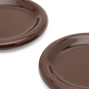 HAY Barro Side Plate Set Of 2 - Burgundy