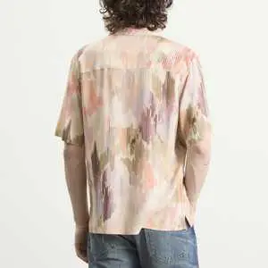 WAX LONDON Didcot Corrigated Floral Vacation Shirt - Pastel Multi
