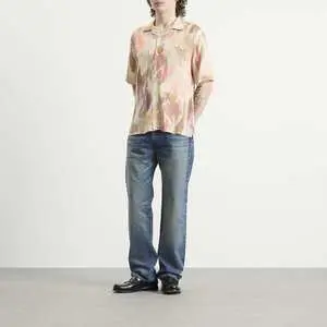 WAX LONDON Didcot Corrigated Floral Vacation Shirt - Pastel Multi