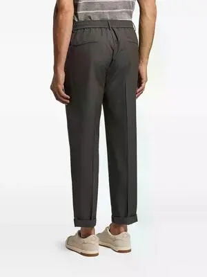 Peserico Linen Straight-leg Trousers