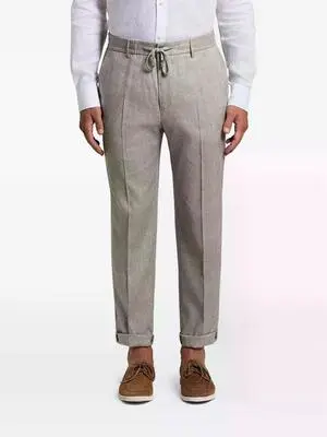Peserico Drawstring Cuffed Trousers - Neutrals