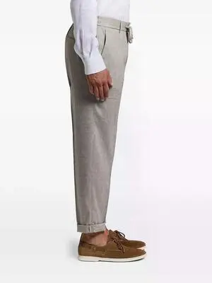 Peserico Drawstring Cuffed Trousers - Neutrals