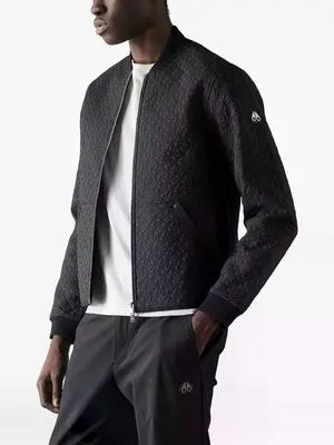 Moose Knuckles Transit Monogram Bomber Jacket