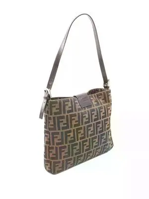 Fendi 2000-2010 Canvas Zucca Shoulder Bag