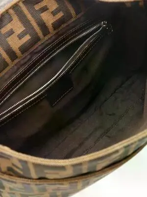 Fendi 2000-2010 Canvas Zucca Shoulder Bag