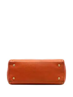 Prada Vitello Daino Open Convertible Tote Satchel 2000-2026