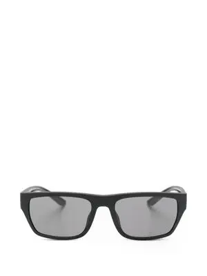 Emporio Armani Rectangle Frame Sunglasses - Black