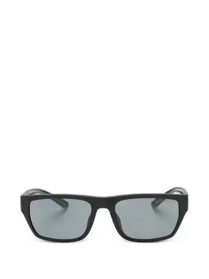 Emporio Armani Rectangle Frame Sunglasses - Black