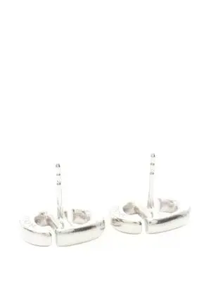 Dior Cd Logo Stainless Steel Earrings