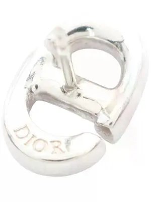 Dior Cd Logo Stainless Steel Earrings