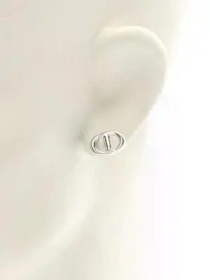 Dior Cd Logo Stainless Steel Earrings