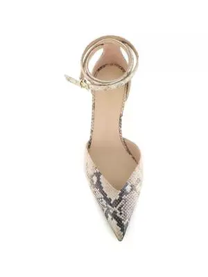SERGIO LEVANTESI Décolleté Ankle Strap Pumps - Neutrals
