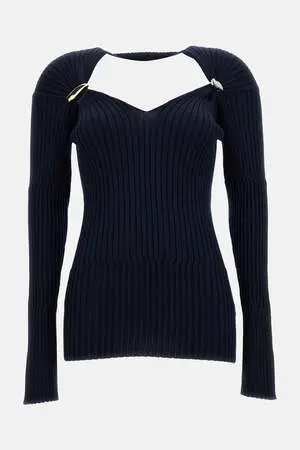 Bottega Veneta Cashmere And Silk Sweater - Blu