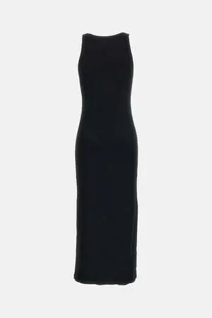 Maison Kitsuné Long Knit Dress - Nero