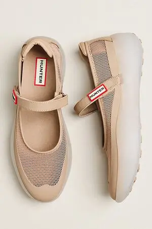Hunter Hunter Mire Mary Jane Flats Brown