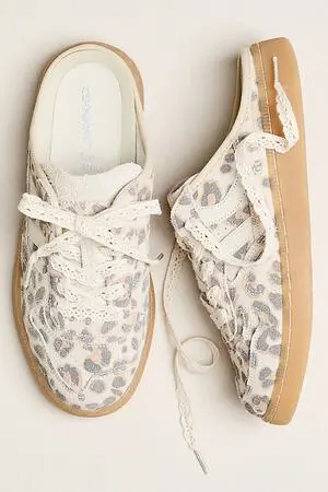 COOLWAY Goal Mule Sneakers Leopard