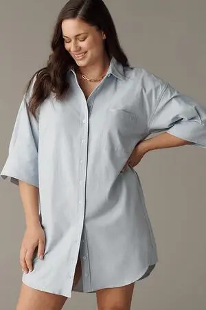 Maeve Mabel Shirt Dress - Blue