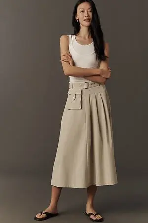 Belted Cargo Skirts