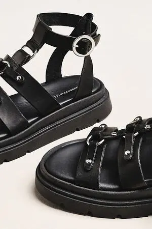 Anthropologie Leather Gladiator Sandals