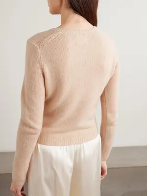 DÔEN Thea Cashmere Cardigan - Orange
