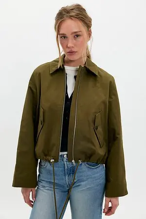 Closed Button Detailed Jackets For Women