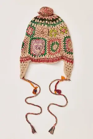 Free People Magnolia Pearl Quiltwork Trapper Hat - Multicolor