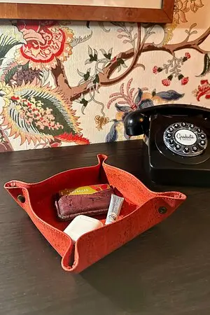 TIRADIA CORK Tidy Catch-all Tray - Red