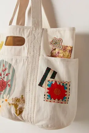 Free People Patch Printed Caravan Tote Bag