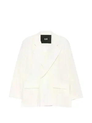 ELEH Double-breasted Blazer - Neutrals